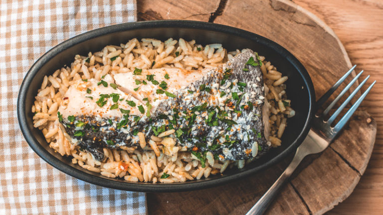 PAVÉ DE COLIN ET RIZ COMPLET AU CURRY - Le blog de la Brigade